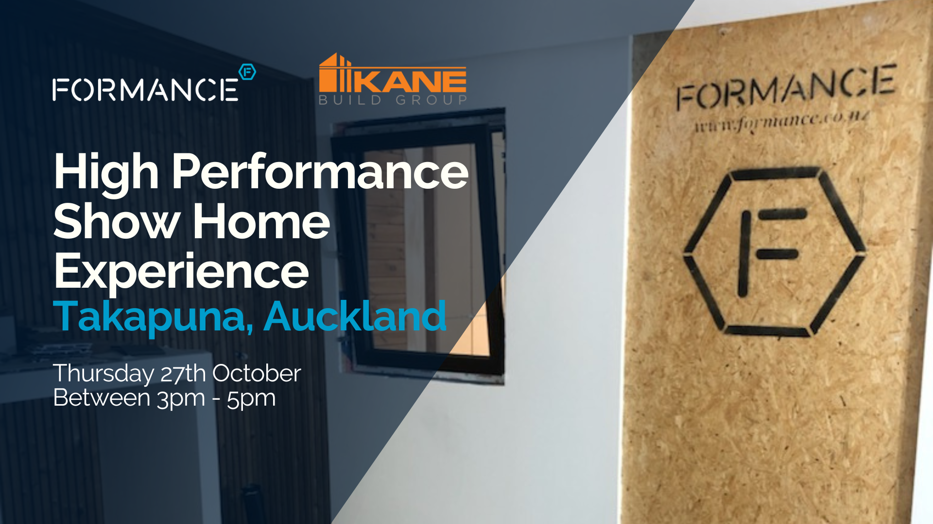 Formance High Performance Show Home Experience 27th Oct - Auckland