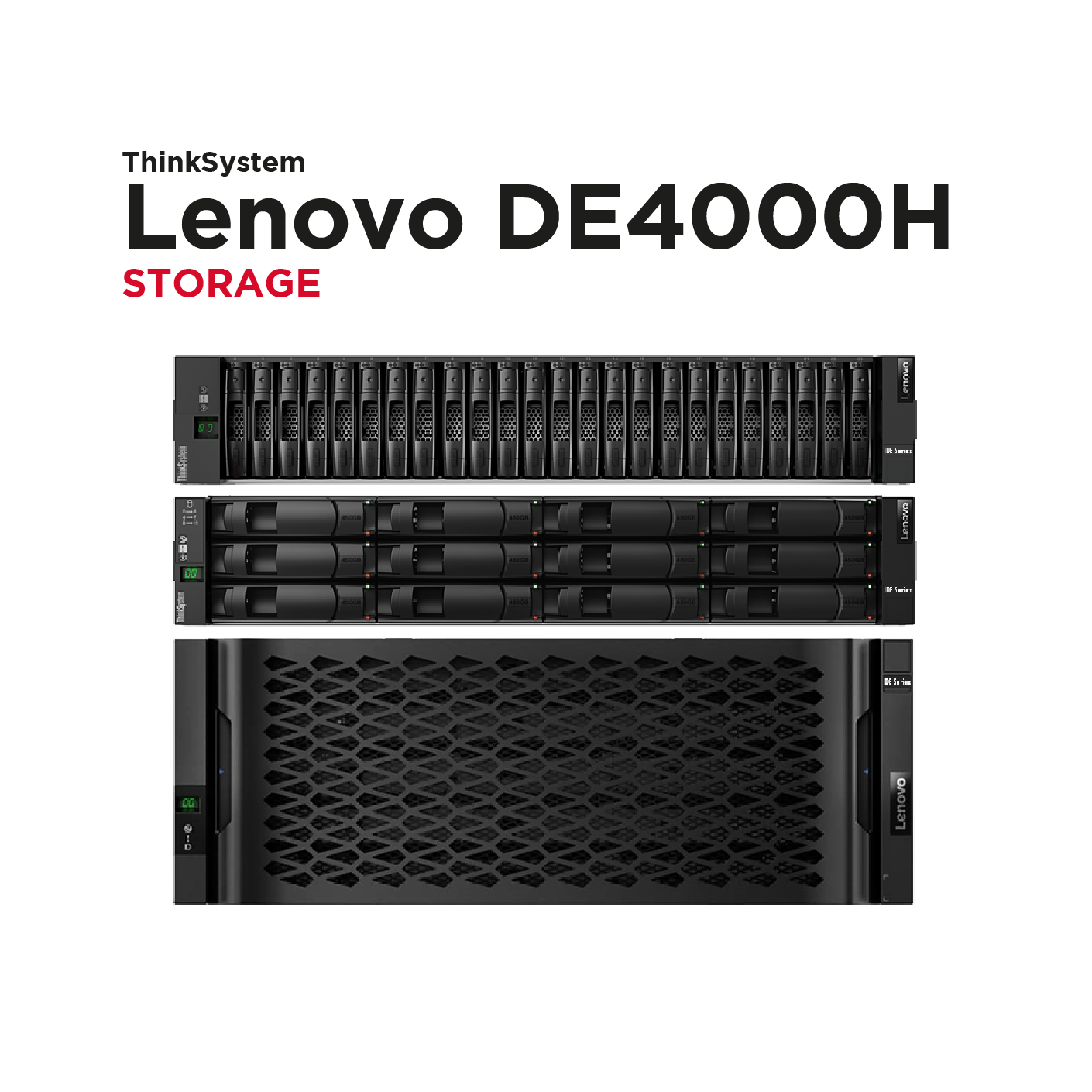 Lenovo ThinkSystem DE2000H ofrece las siguientes características y ...