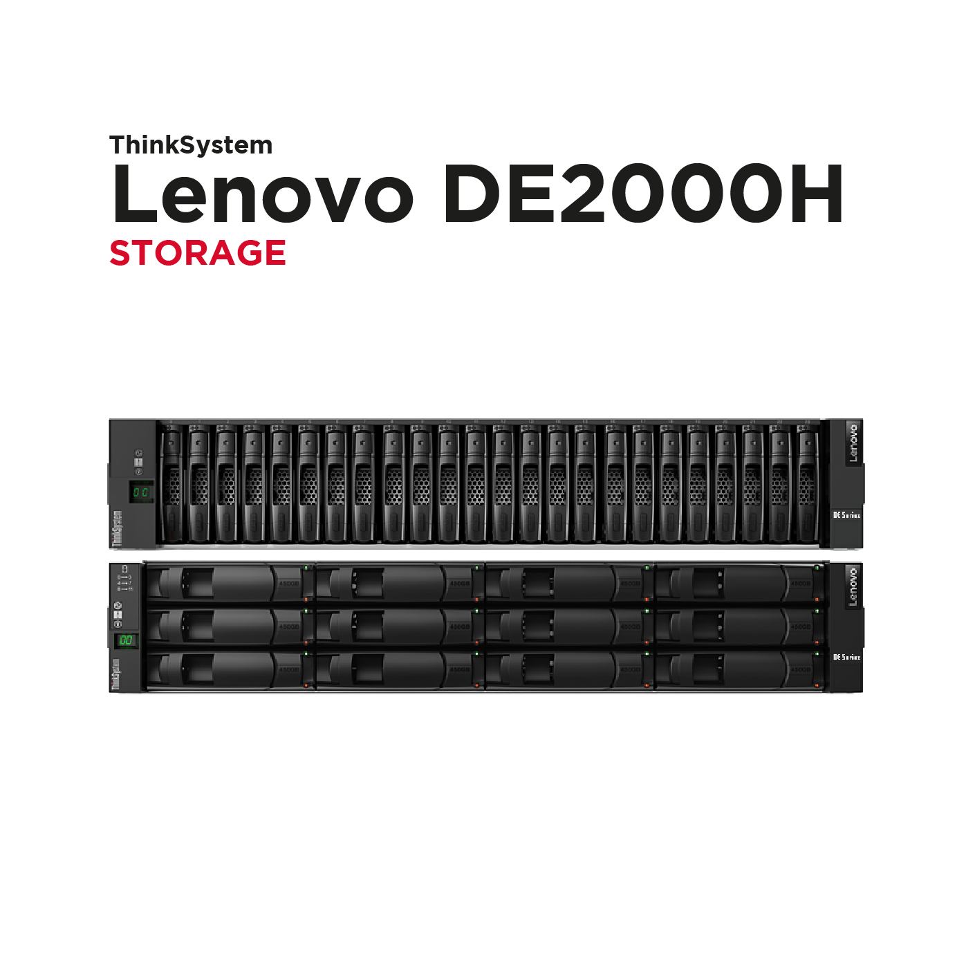 Lenovo ThinkSystem DE2000H ofrece las siguientes características y ...