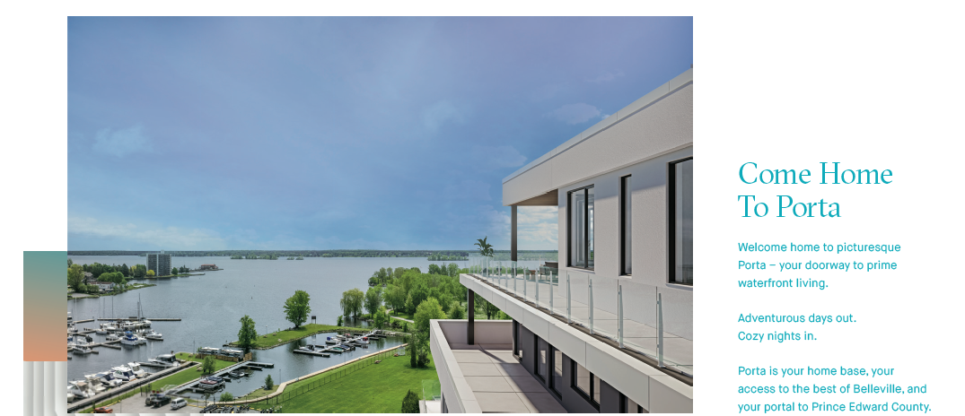 Porta Condos Coming to Belleville’s waterfront