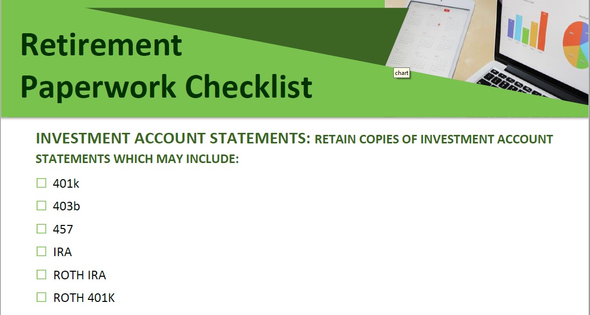 Retirement Paperwork Checklist