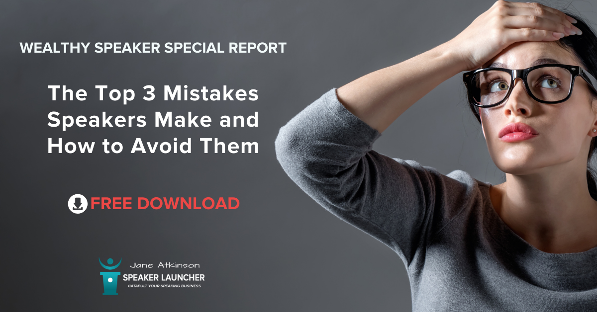 Special Report: Top 3 Mistakes Speakers Make... and how to AVOID them!