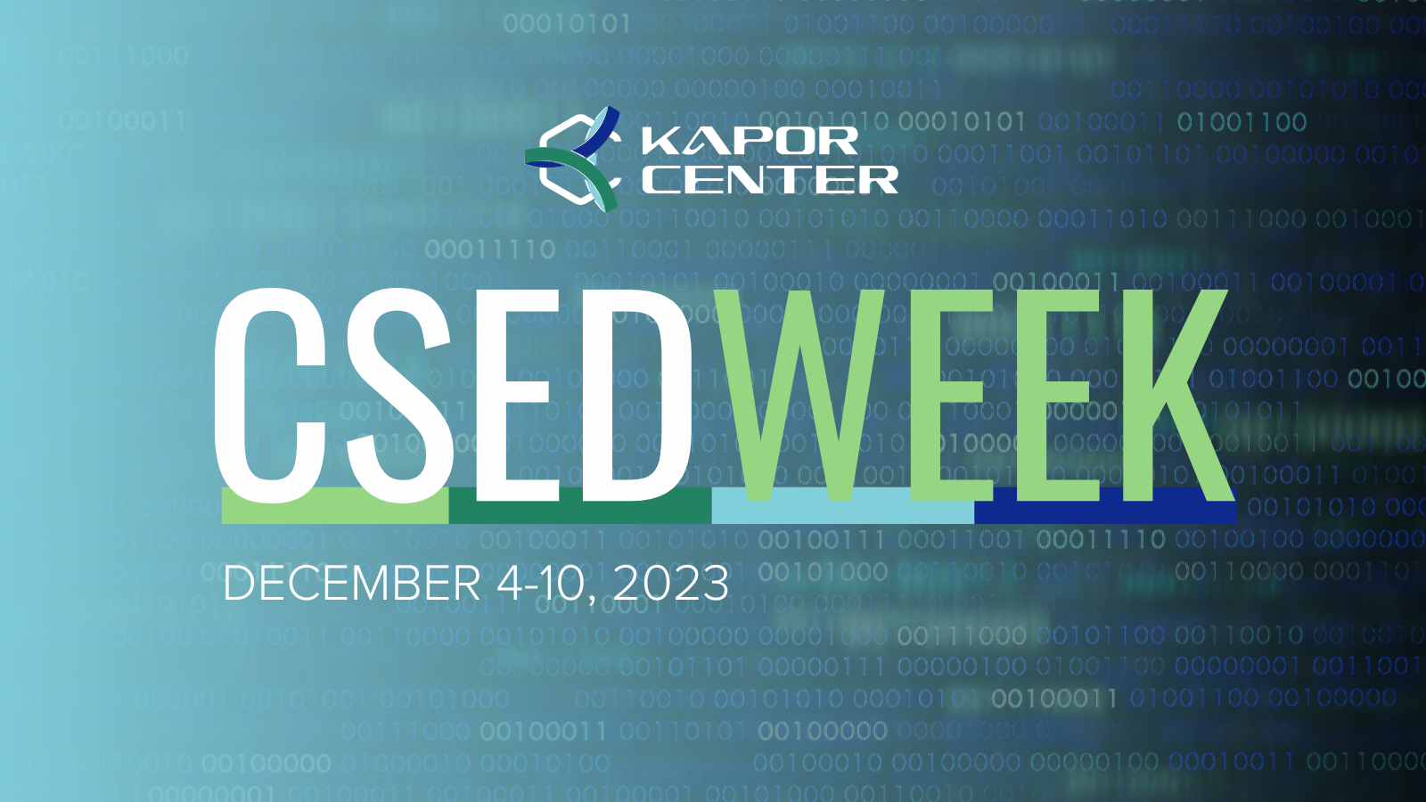 Kapor Center Celebrates CSEdWeek