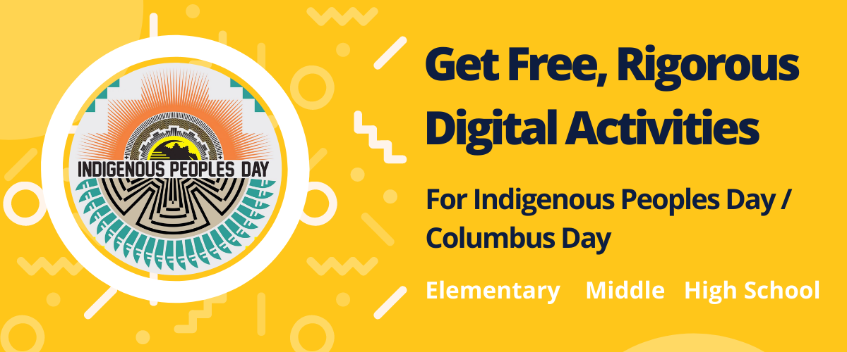 Free Worksheets for Indigenous Peoples Day / Columbus Day