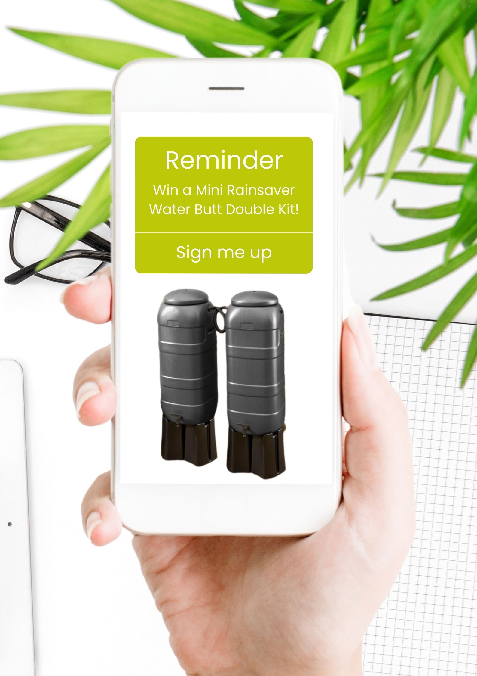 Enter our giveaway to win a Mini Rainsaver Double Kit!