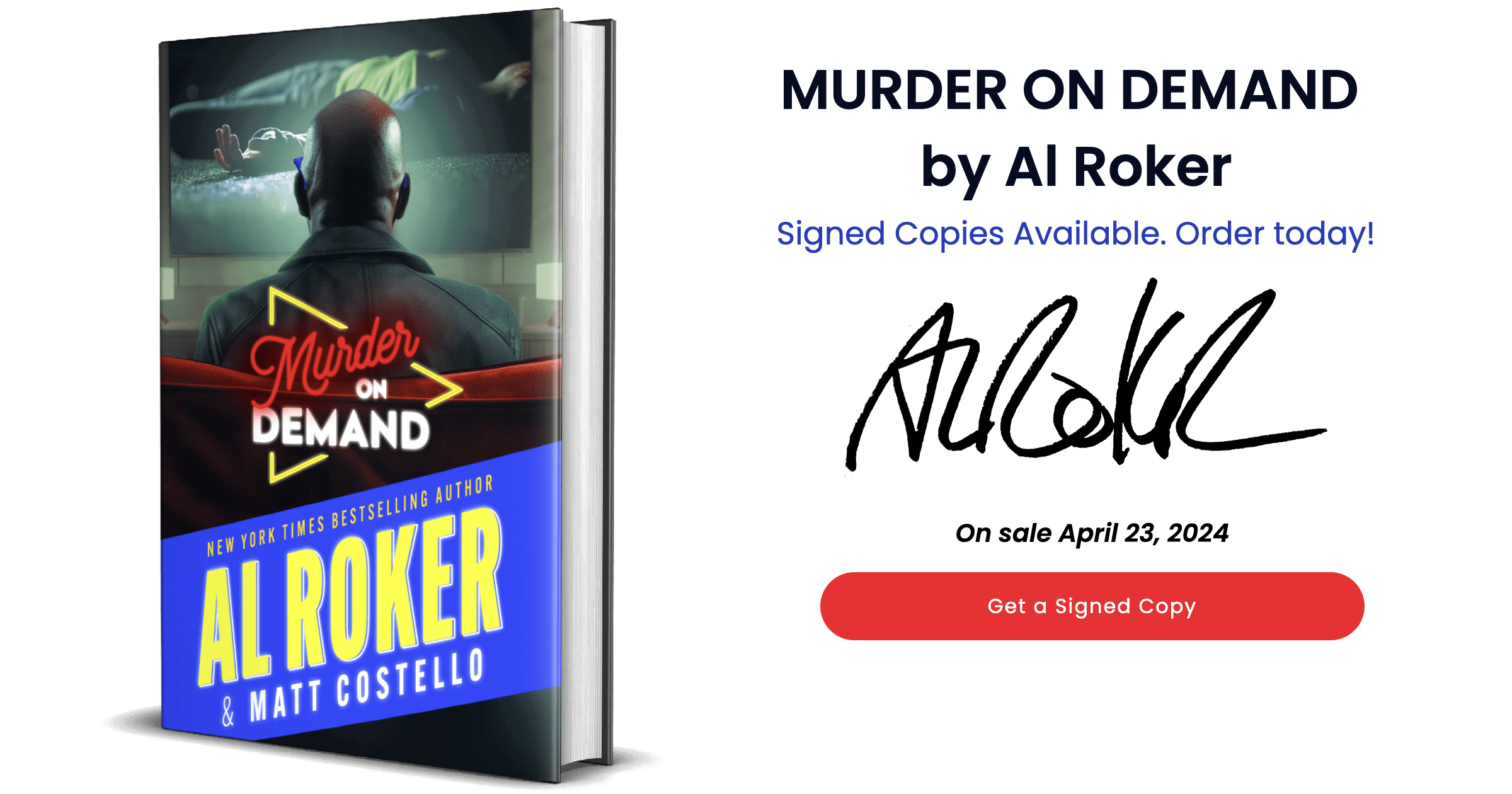 Get Signed Copies of Al Roker's Murder On Demand