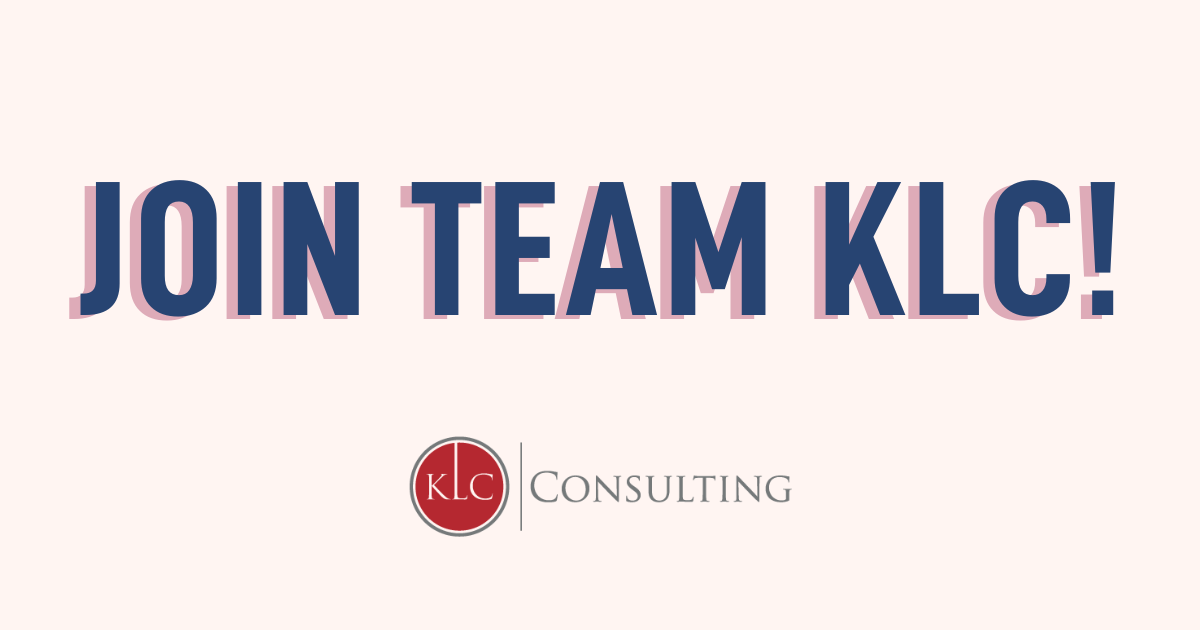 Join Team KLC!