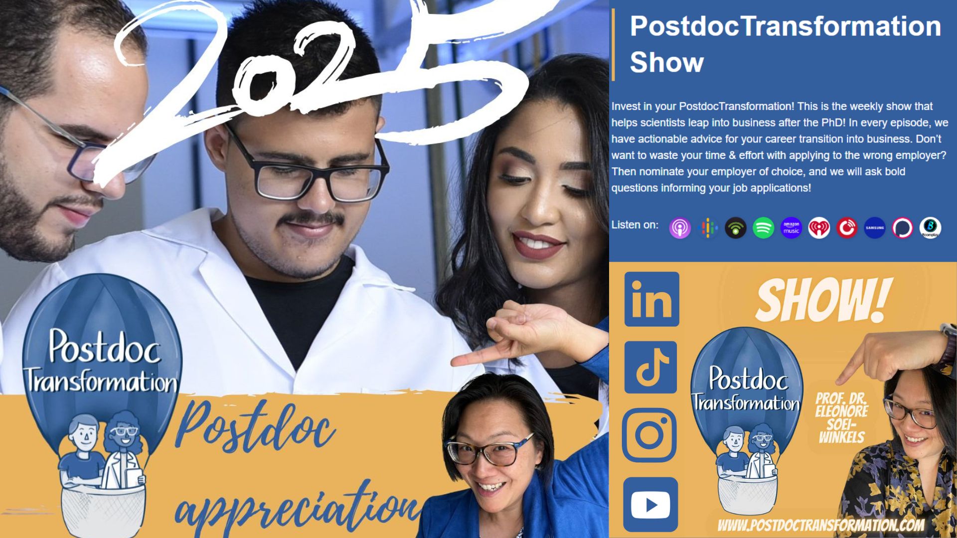 Evergreen postdoc & PhD appreciation
