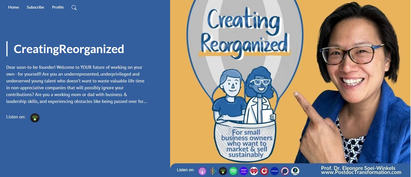 CreatingReorganized Show