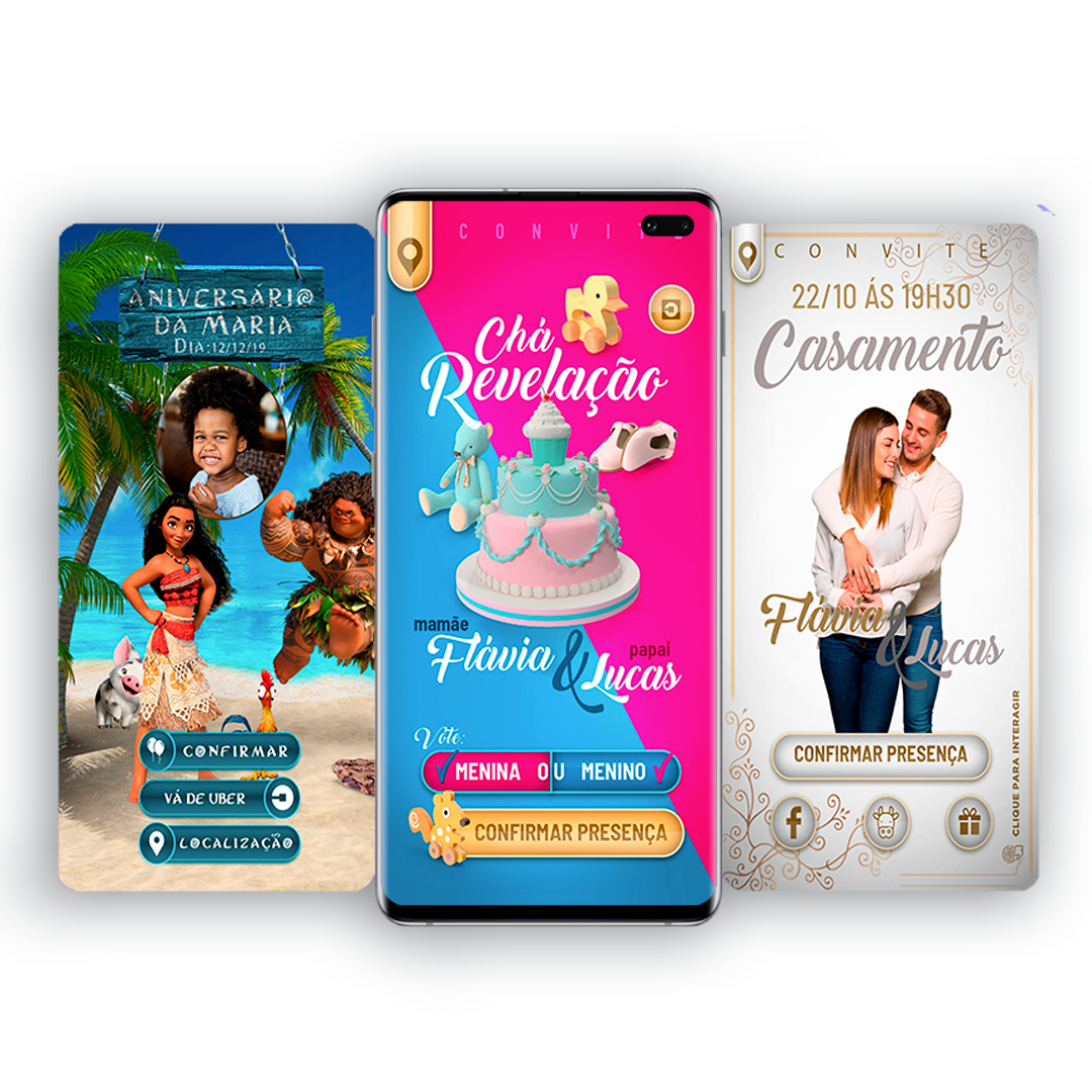 Convite Digital e 100% Interativo