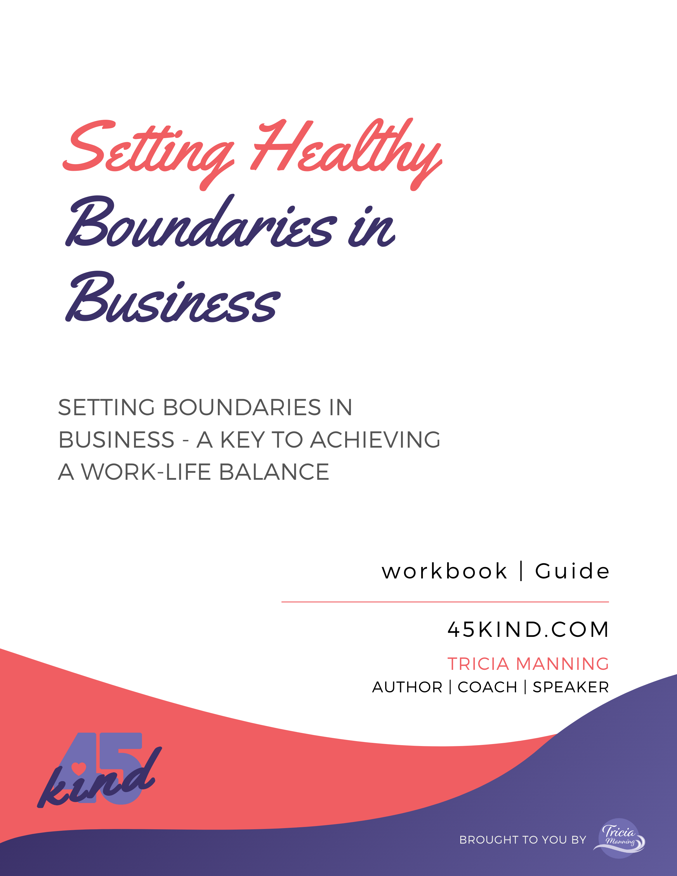 Setting healthy boundaries in business