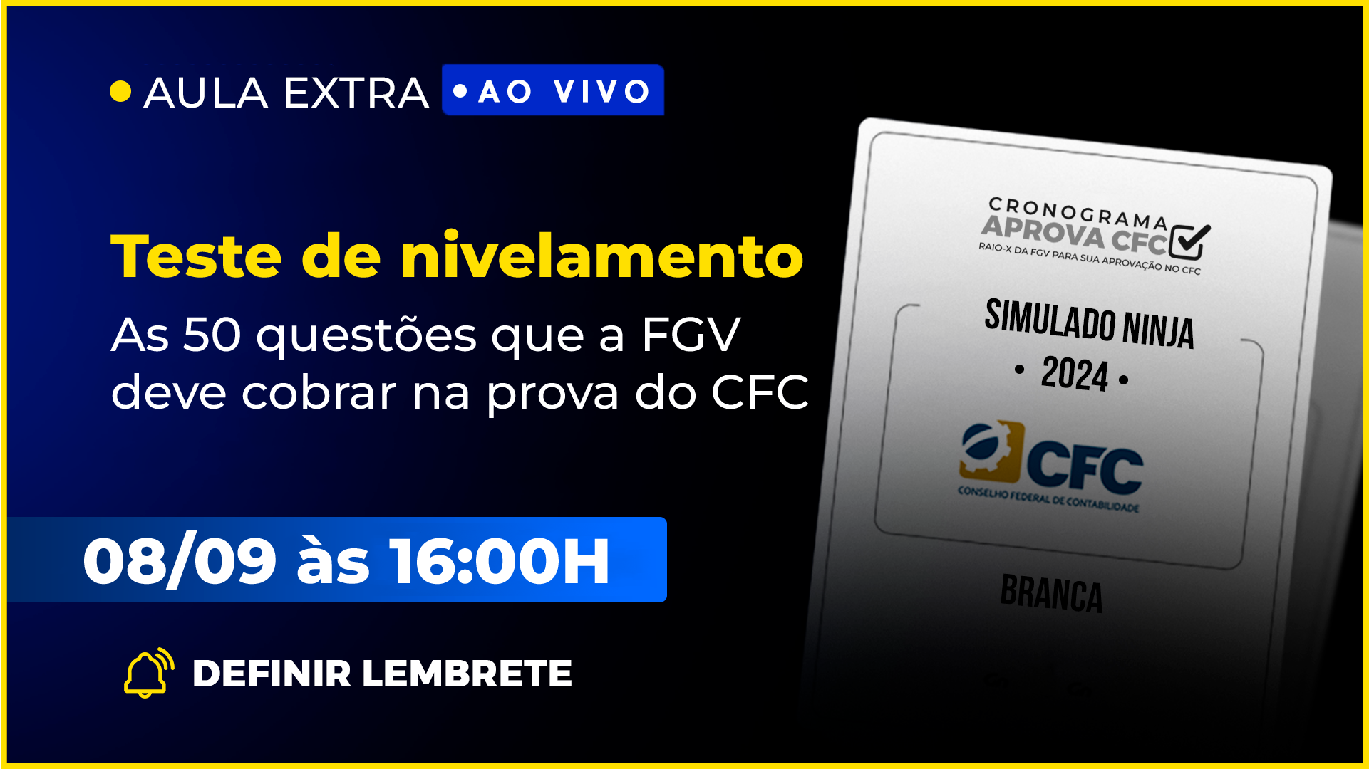 SIMULADO CRONOGRAMA APROVA CFC