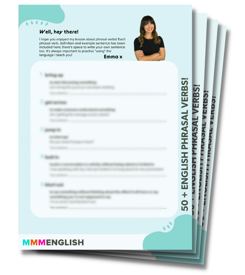 MmmEnglish 50 Popular English Phrasal Verbs mmmenglish-50-popular-english-phrasal-verbs