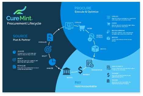 CureMint’s Procurement Lifecycle Infographic