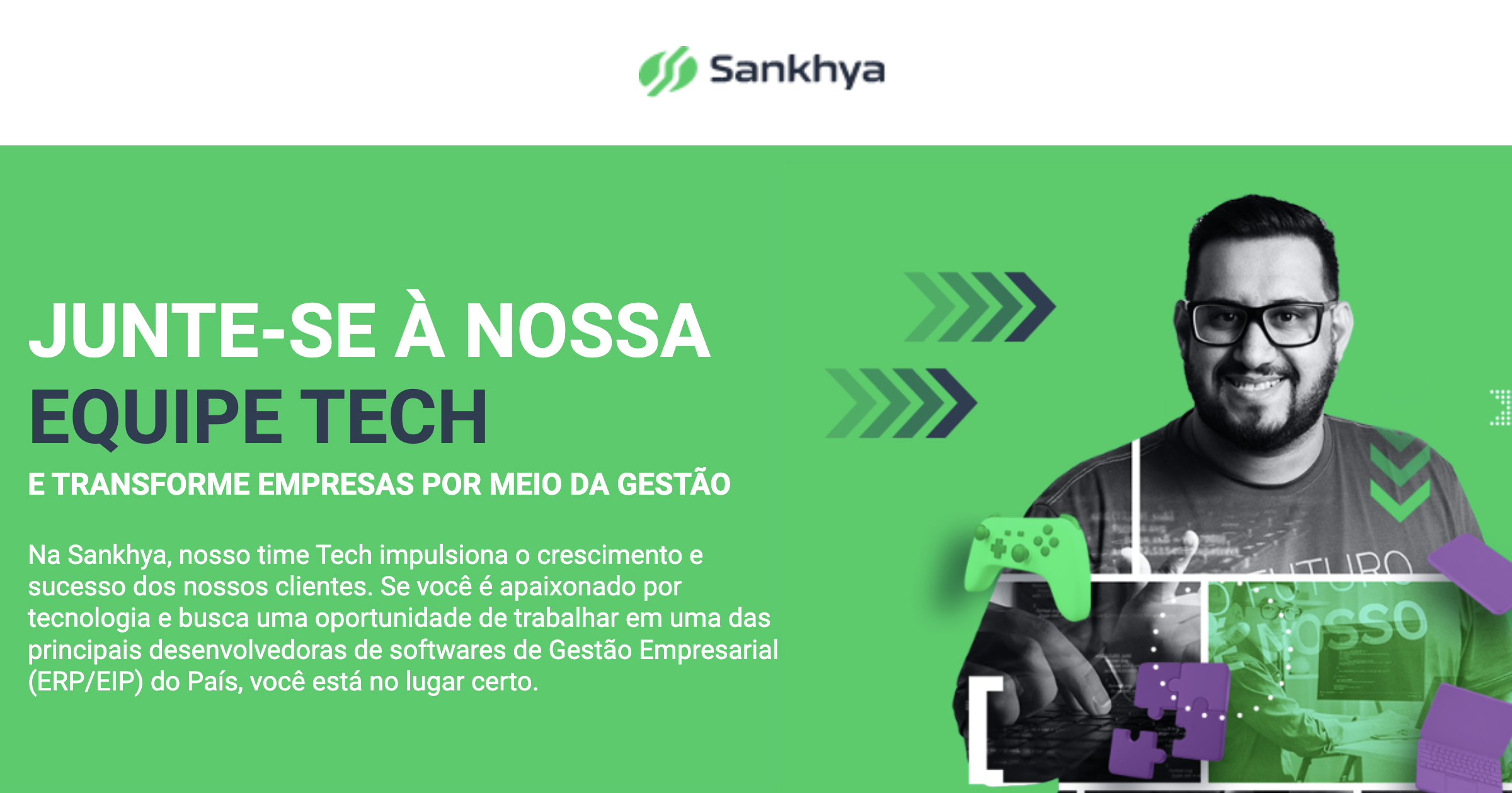Sankhya | Oportunidade Vaga Tecnologia