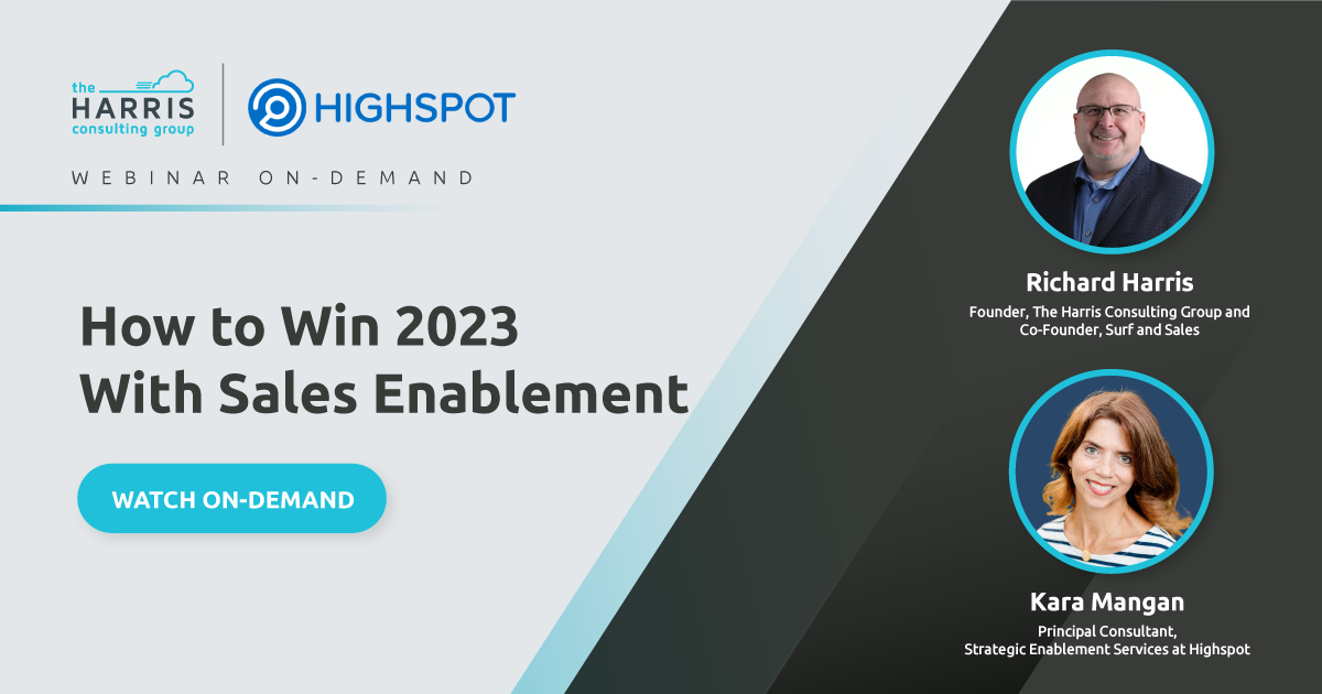THCG + Highspot - How to Win 2023 With Sales Enablement