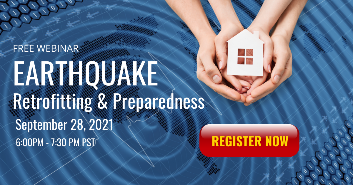 Free Webinar - Earthquake Preparedness and Retrofitting