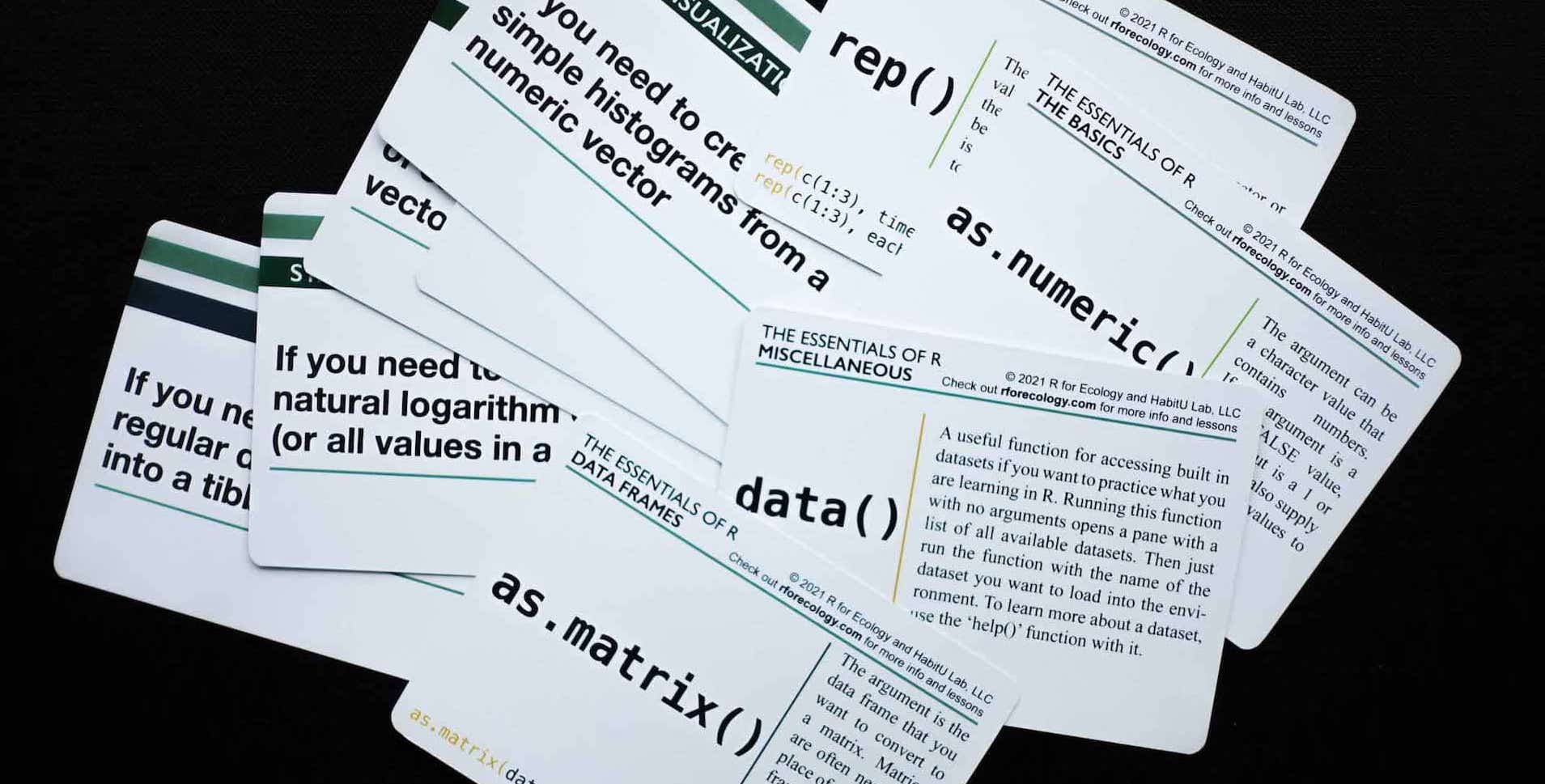 R for Ecology Flashcard Deck