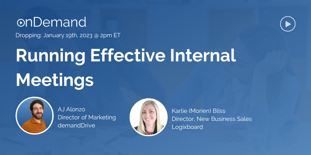 Running Effective Internal Meetings