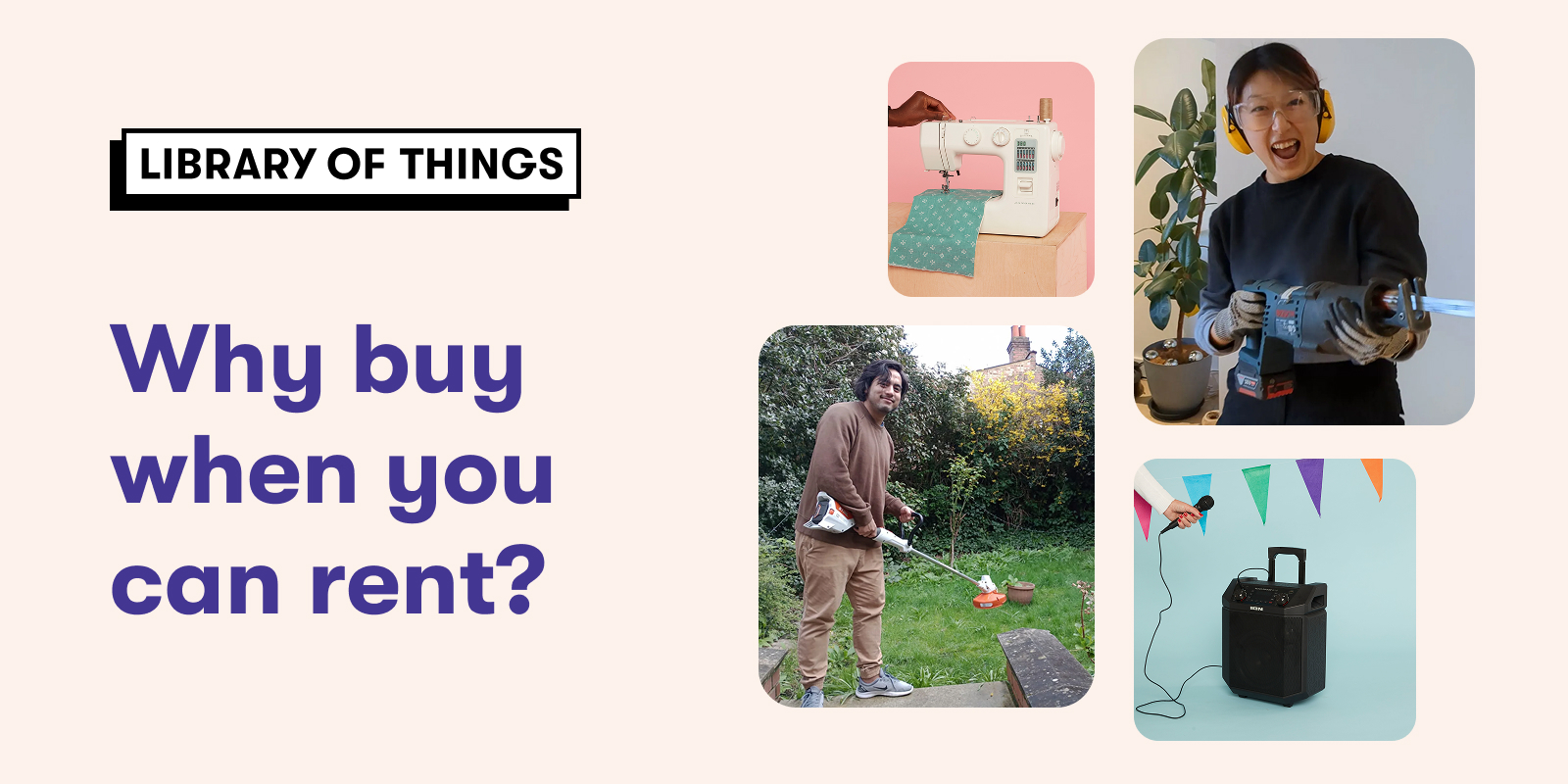 Rent useful items | Library of Things