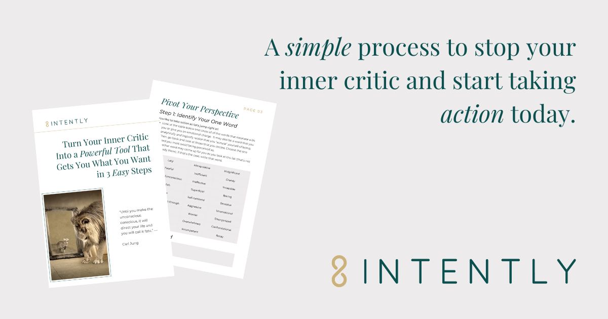 Turn your inner critic into a powerful tool that gets you want you want ...