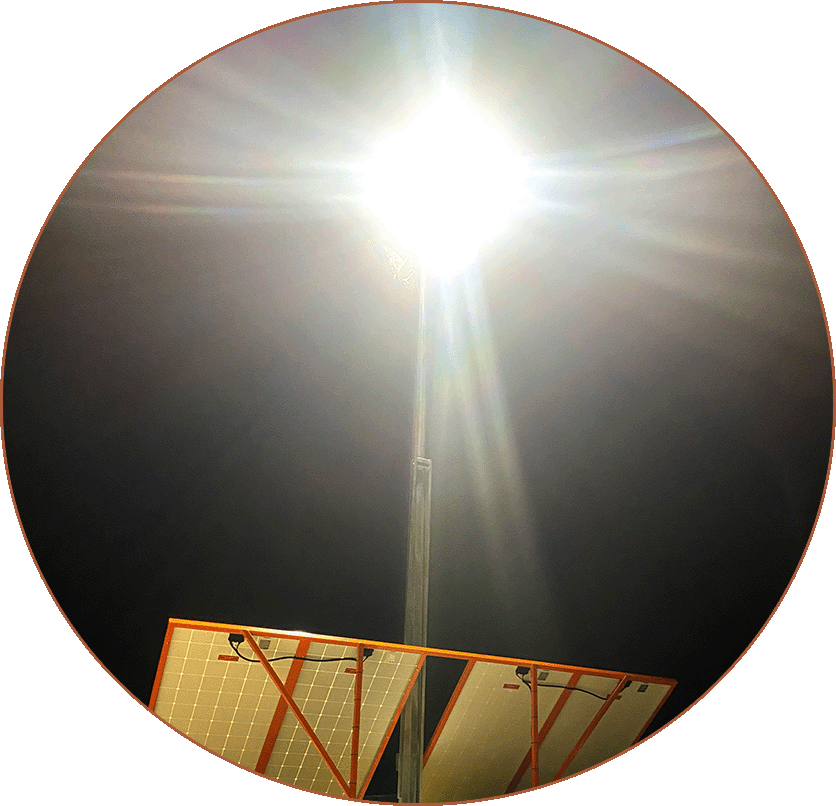 MEGA Solar Area Light Tower - Earthtrack Group