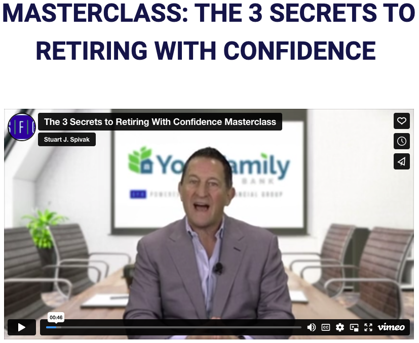 The 3 Secrets to Retiring With Confidence Masterclass