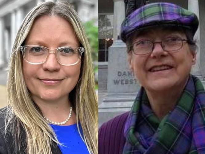 Democrat Karen Liot Hill, left, and Republican Kim Strathdee, are ...