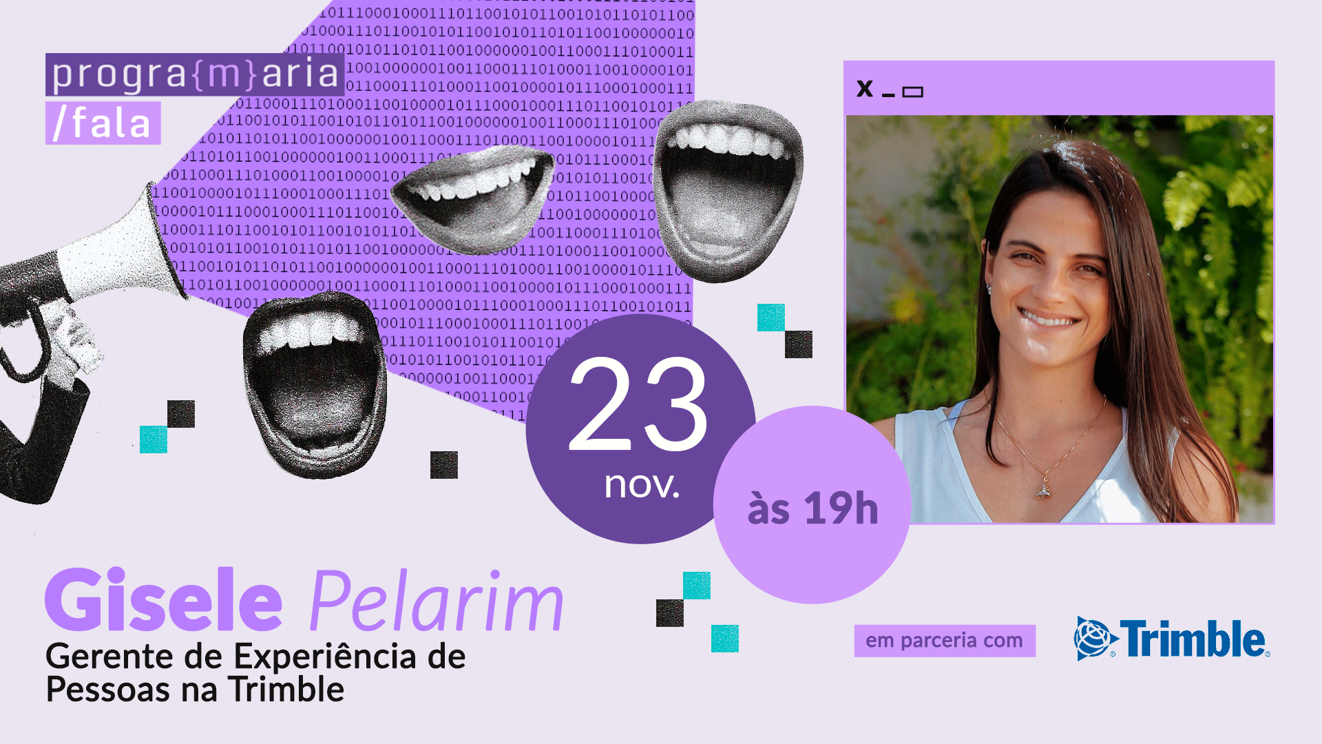 PrograMaria Fala em parceria com a Trimble