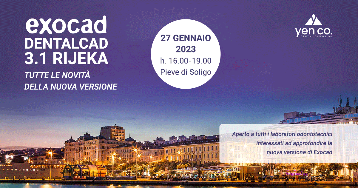 EXOCAD DENTALCAD 3.1 RIJEKA | Tutte le novità della nuova versione