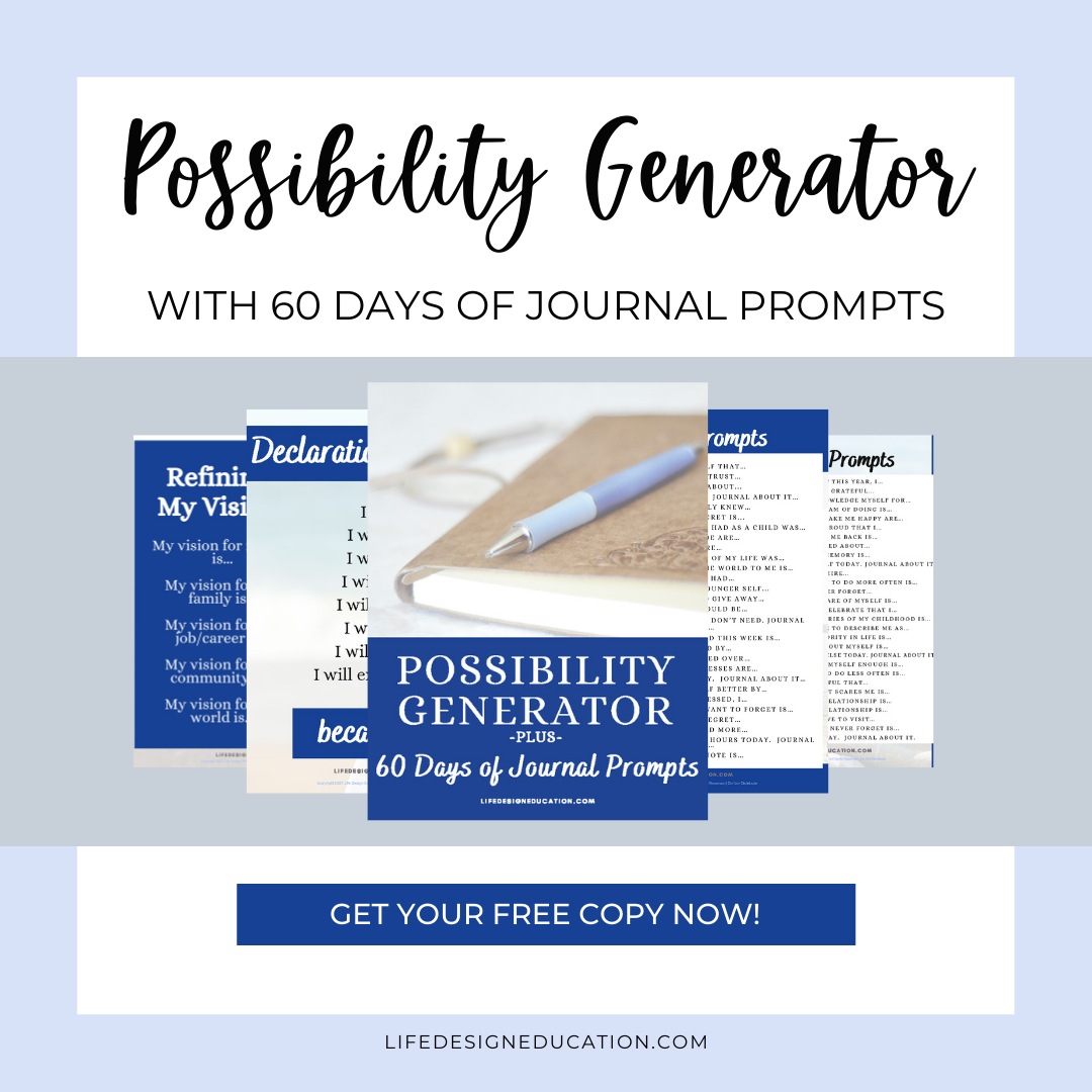 Possibility Generator and 60 Days of Journal Prompts