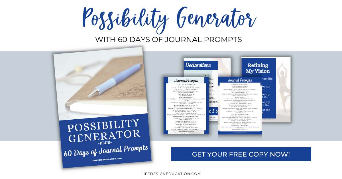 Possibility Generator and 60 Days of Journal Prompts
