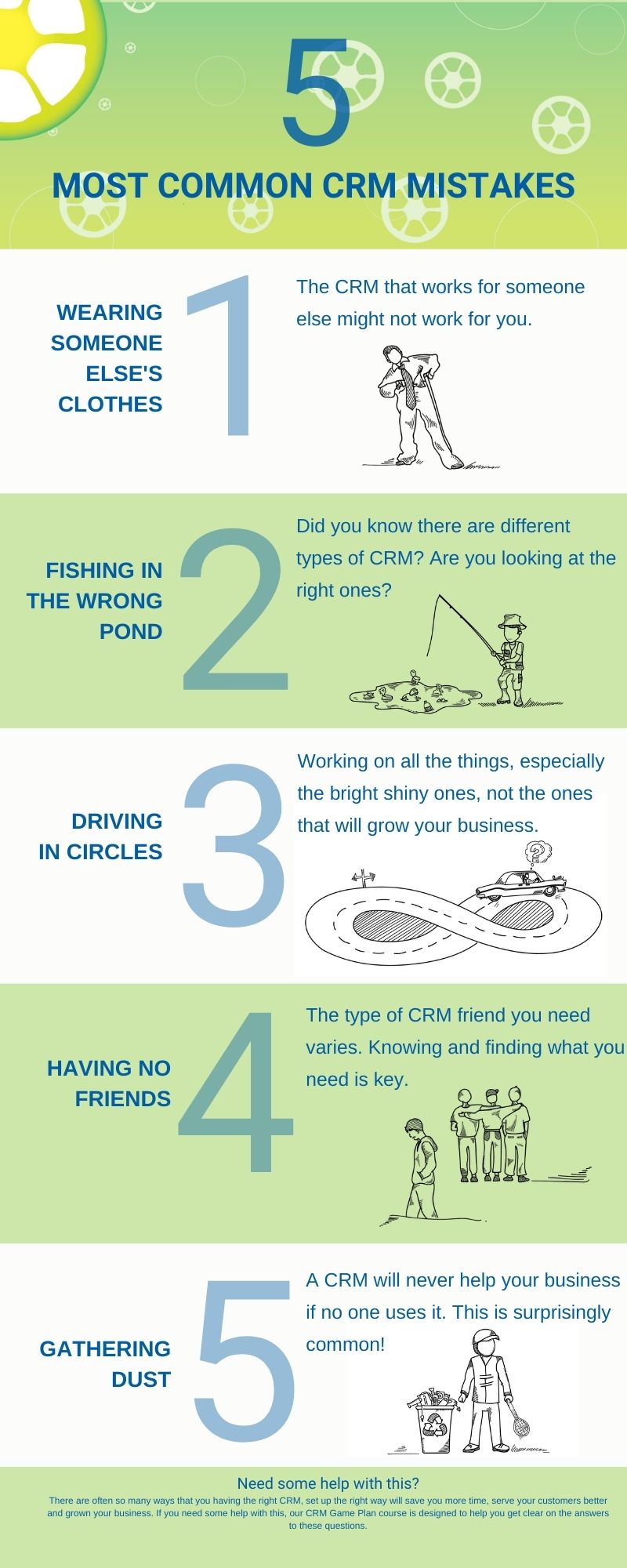 5 Most Common CRM Mistakes Infographic