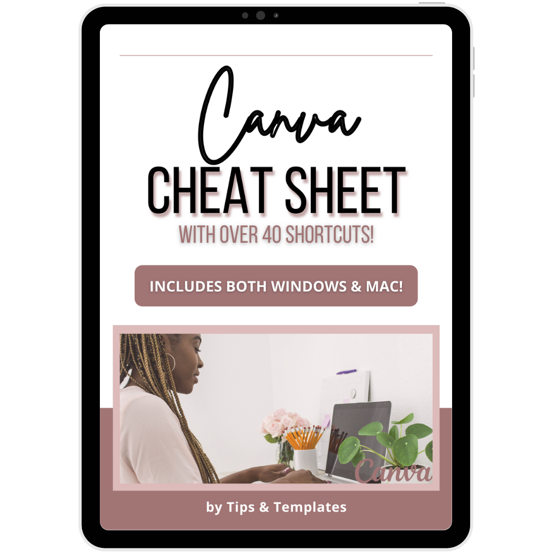 Canva Cheat Sheet