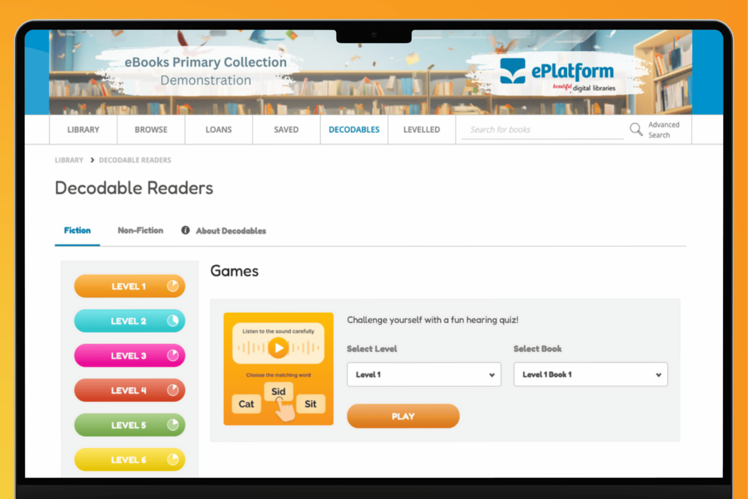 Decodable Readers by ePlatform Digital Libraries