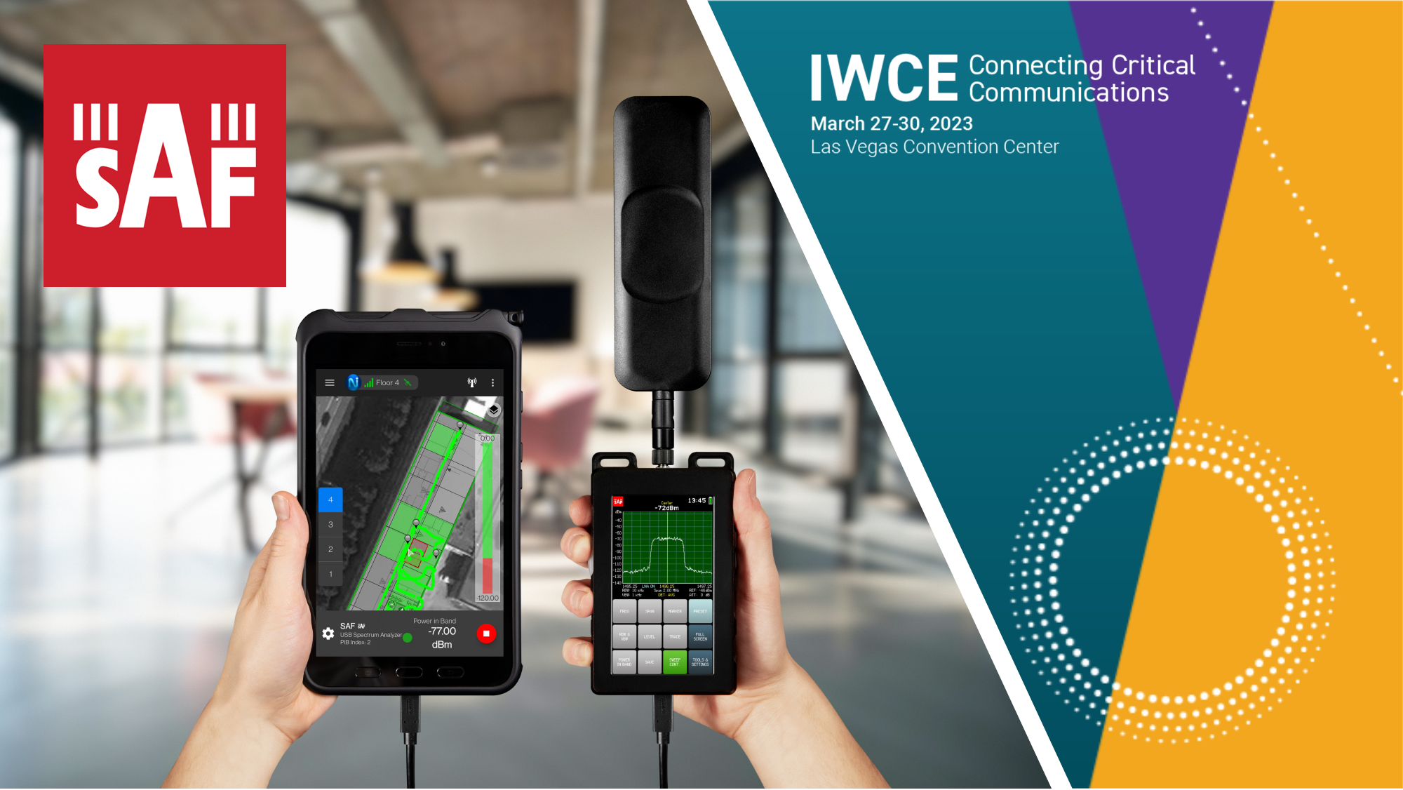 SAF Tehnika at IWCE Las Vegas 2023