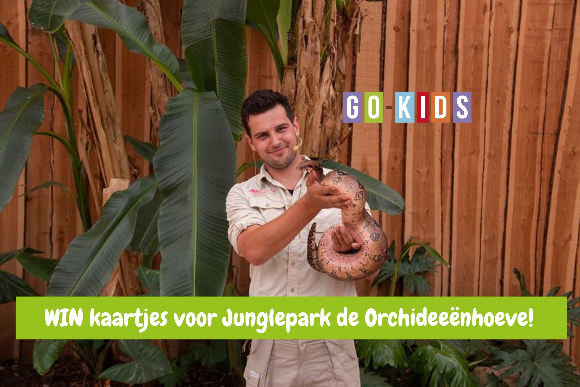 Wij verloten gratis toegangskaartjes voor Junglepark De Orchideeënhoeve!