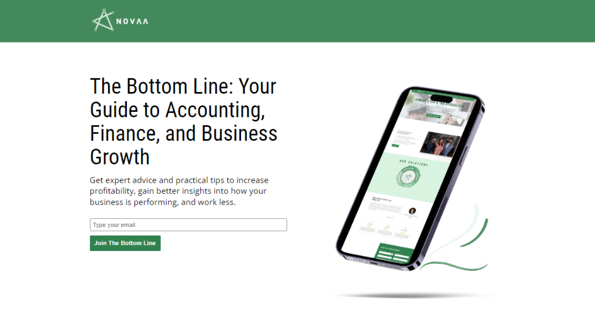 The Bottom Line: Your Guide to Accounting, Finance and Business Growth