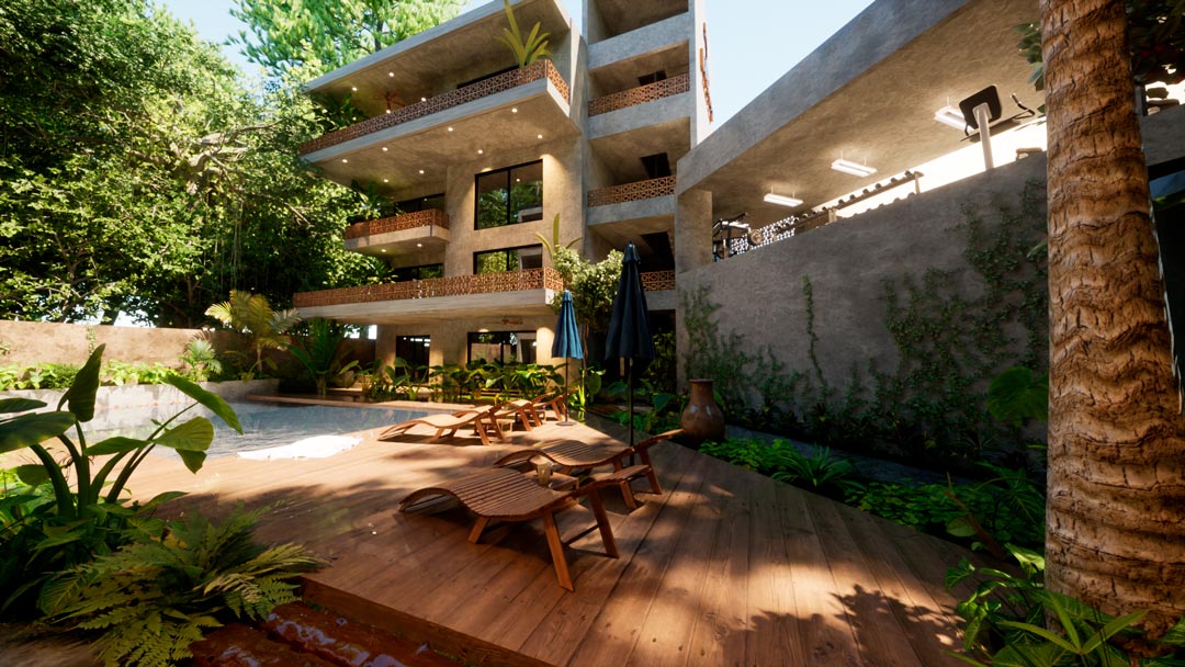 Amplios departamentos en venta - Tulum