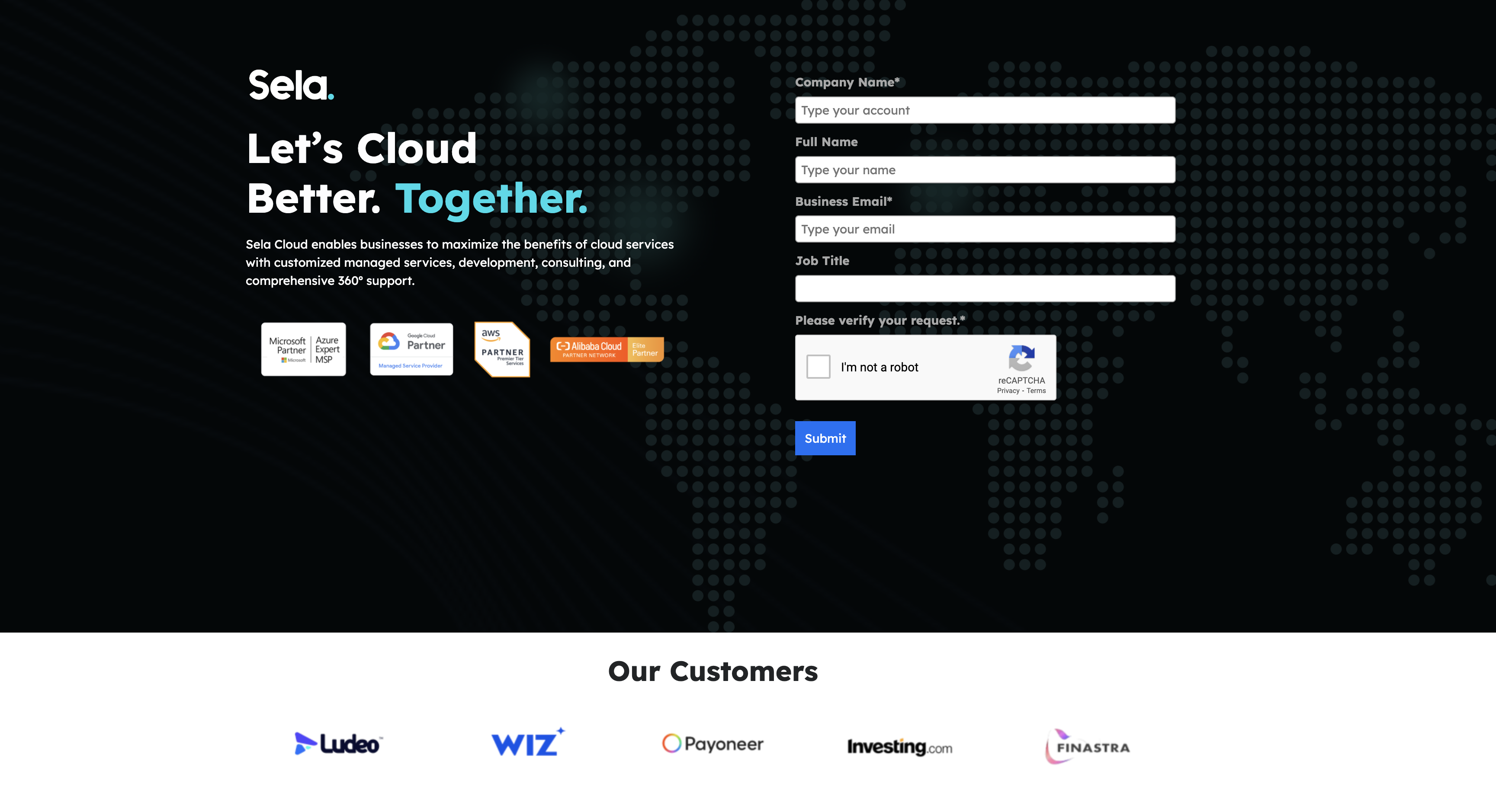 Sela Cloud Services | Migration, ML & AI, Data Analytics, Architecture, FinOps, 24/7 Support
