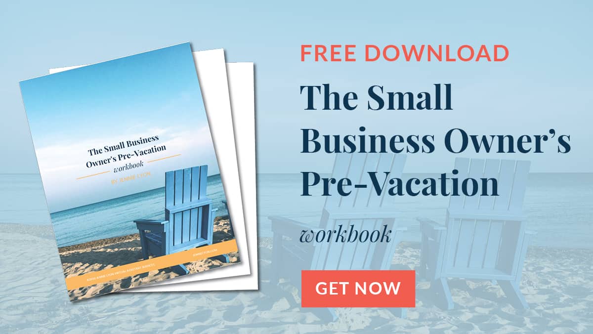 Pre-Vacation Checklist