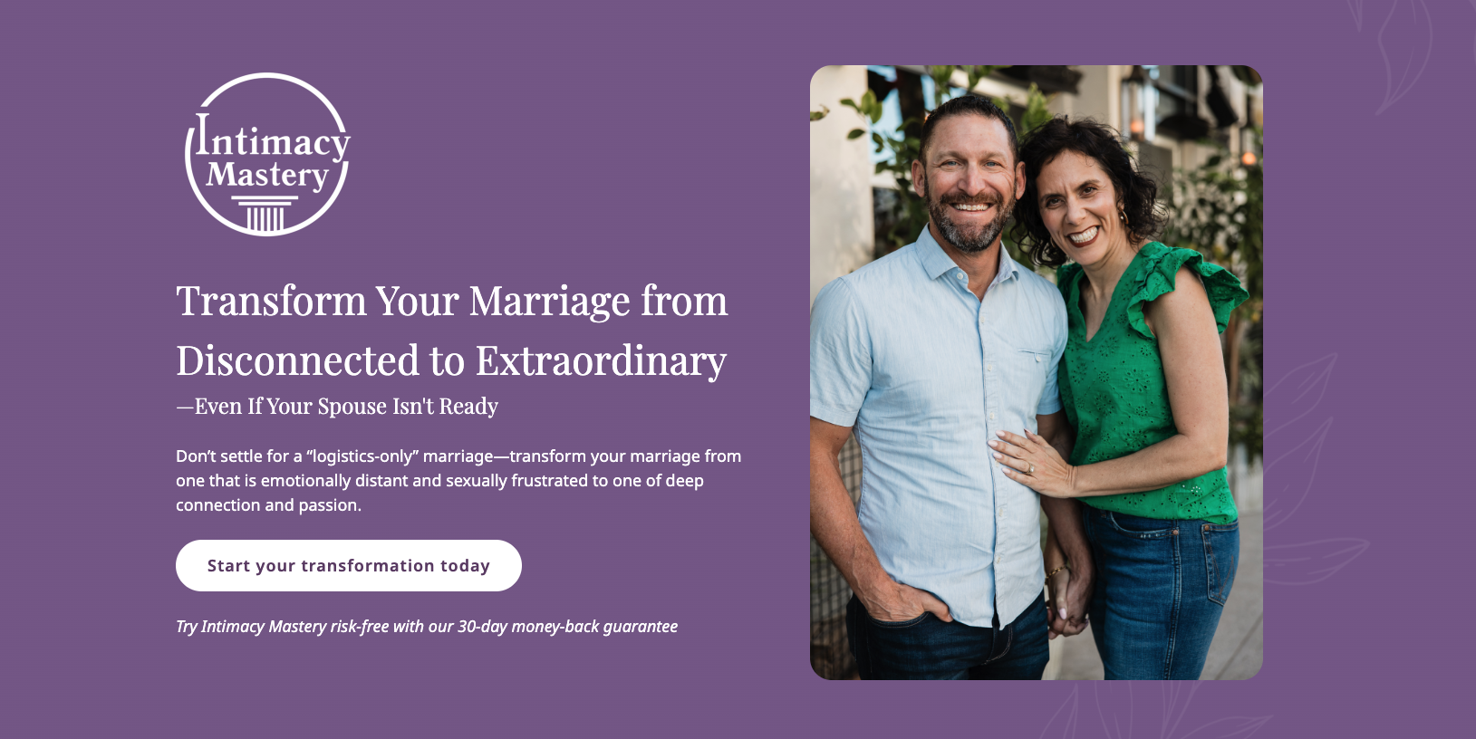 Transform Your Marriage from Disconnected to Extraordinary